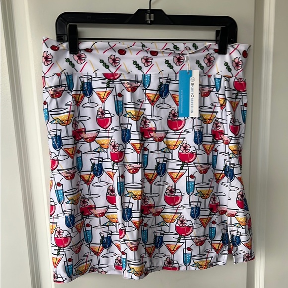 Skort Obsession | Skirts | Nwt Skort Obsession Cocktail Print ...